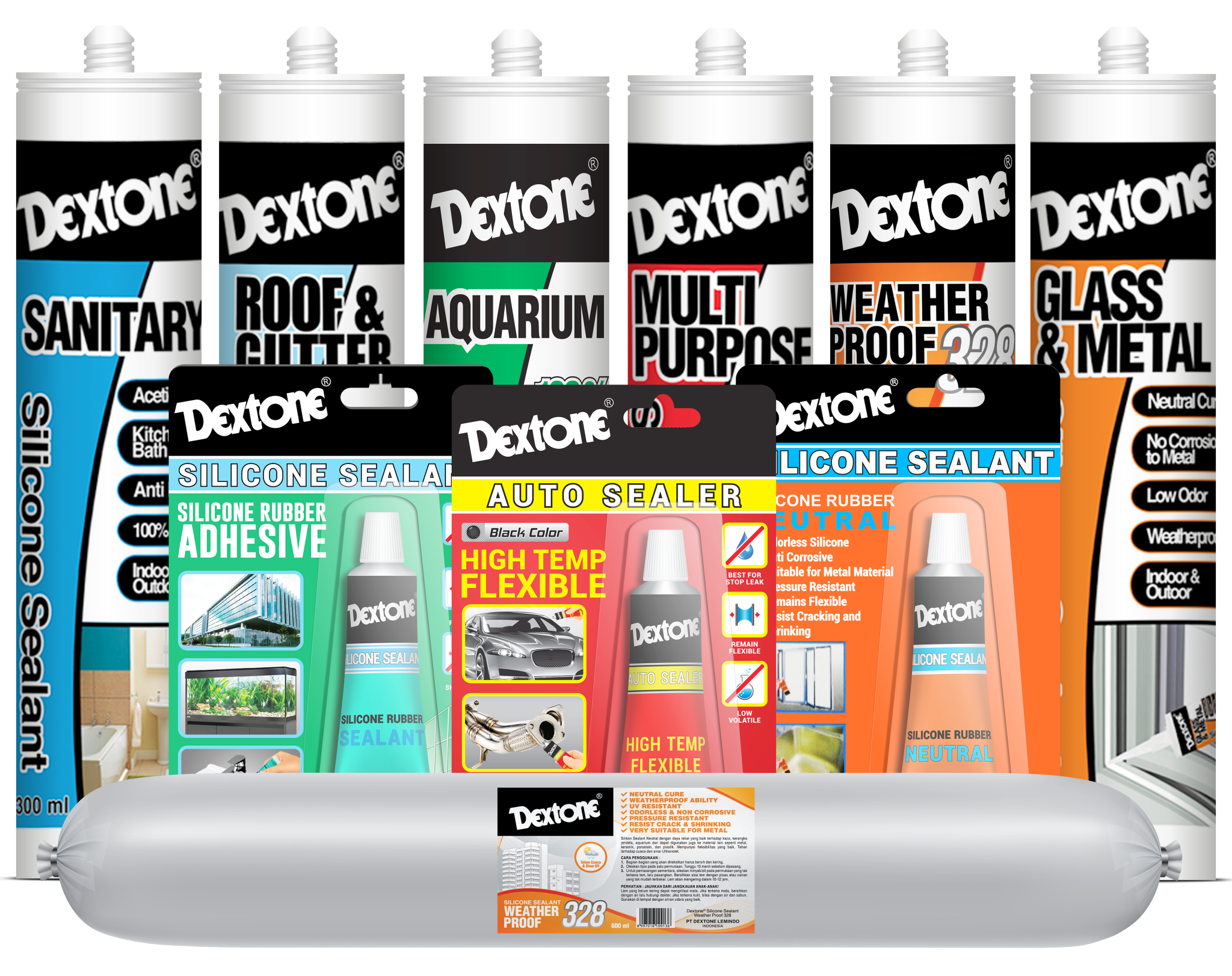 Lem Sealant Dextone Kuat Nempelnya - Dextone